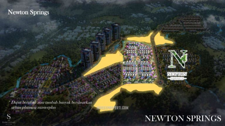 Newton Spring Cluster Baru Perumahan The Sanctuary Collection Sentul ...
