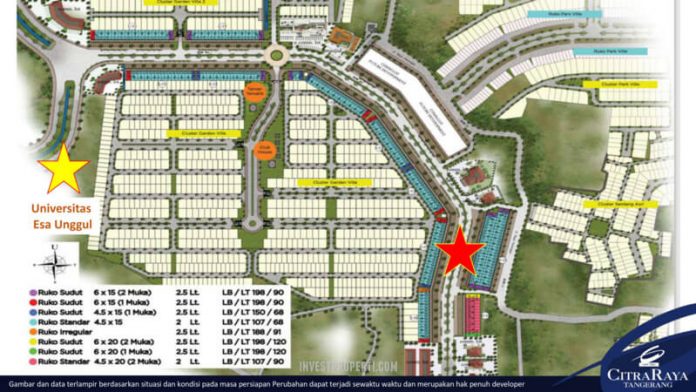 Dijual Ruko CitraRaya Tangerang Promo PPN 0%